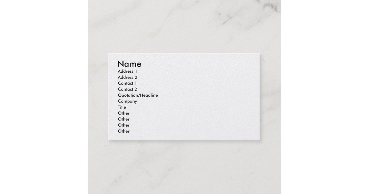 Customizable Platinum Business Cards | Zazzle