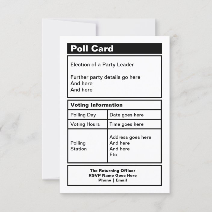 Customizable Politico Party Invitation | Zazzle.com