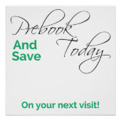 Customizable Prebooking notice Poster | Zazzle