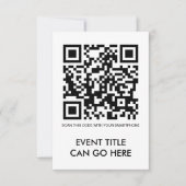 customizable QR code Invitation | Zazzle