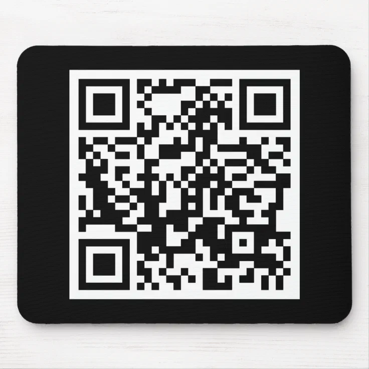 customizable QR code Mouse Pad | Zazzle