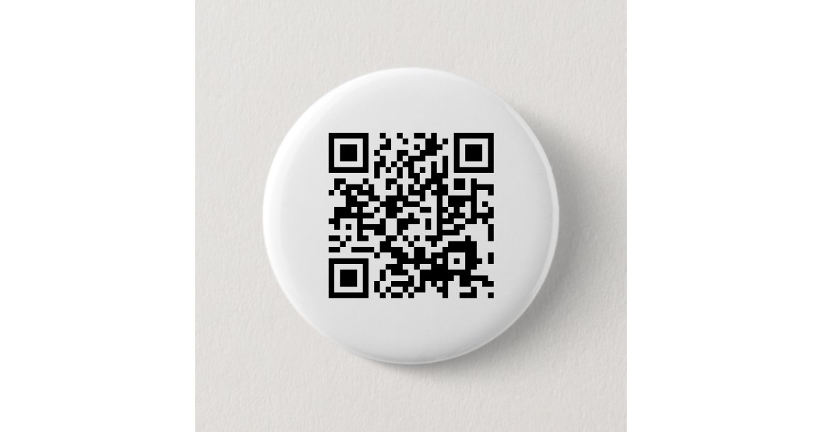customizable QR code Pinback Button | Zazzle