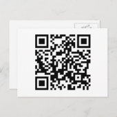 customizable QR code Postcard | Zazzle