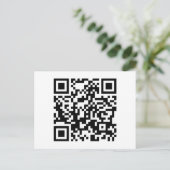 customizable QR code Postcard | Zazzle