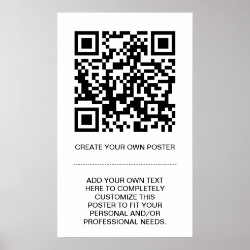 Qr Code Posters & Prints | Zazzle