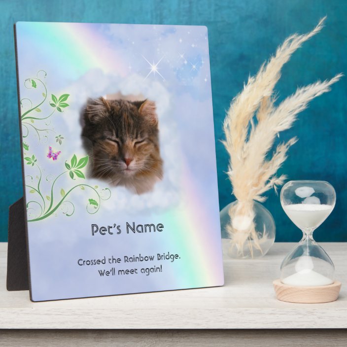 (Customizable) Rainbow Bridge Plaque | Zazzle.com