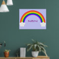 Customizable Rainbow Poster | Zazzle