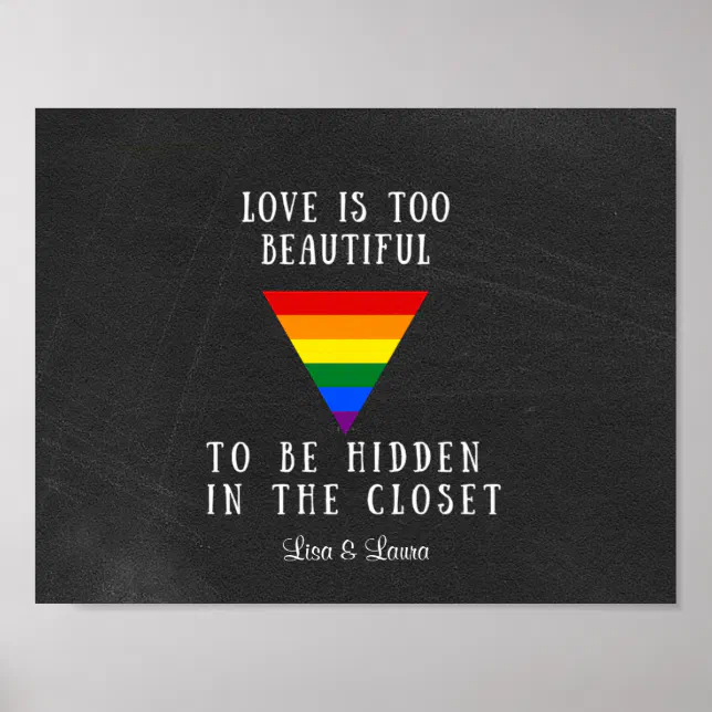 Customizable Rainbow Pride Poster | Zazzle
