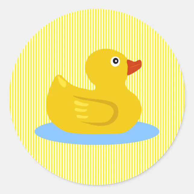 Customizable Rubber Ducky Stickers | Zazzle