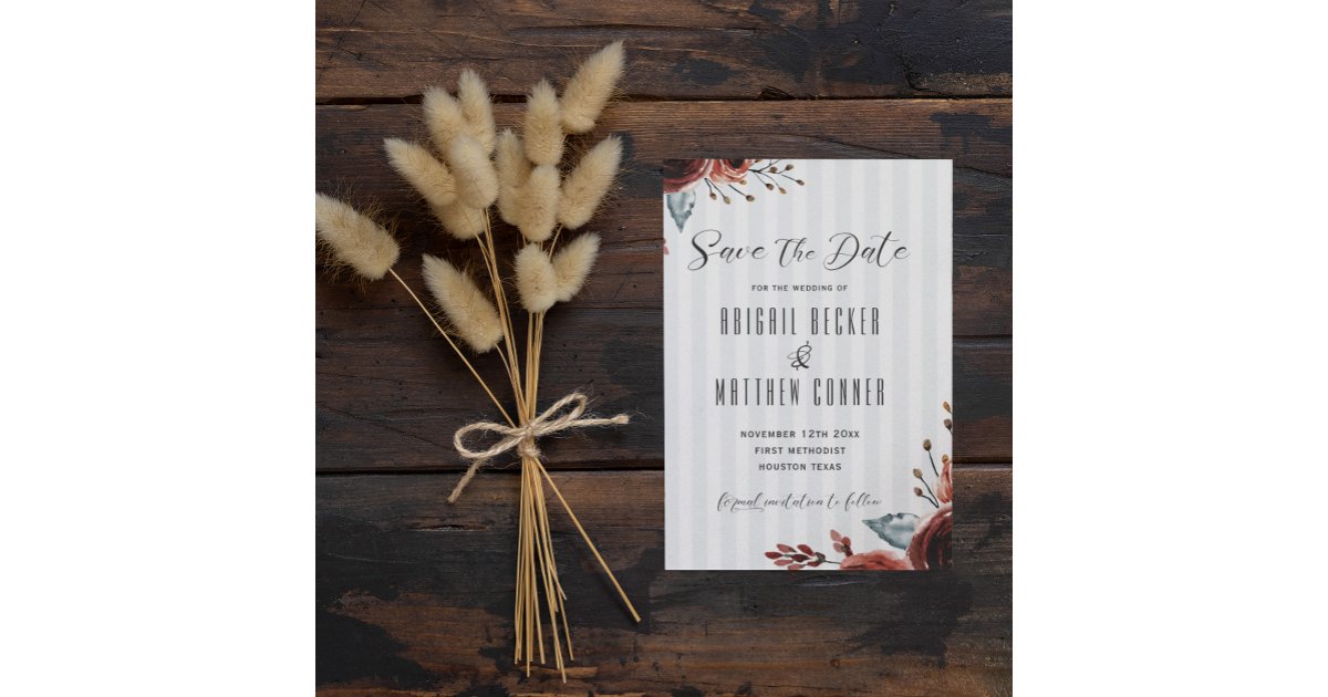 Customizable Save the Date Template | Zazzle