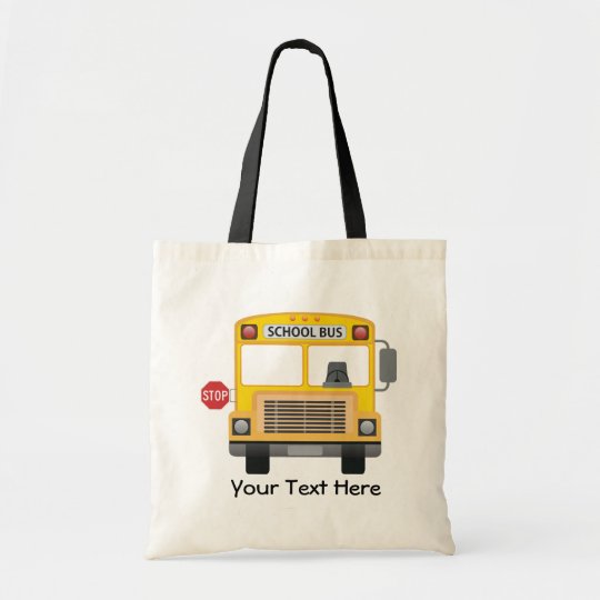 Customizable School Bus Tote Bag | Zazzle.com