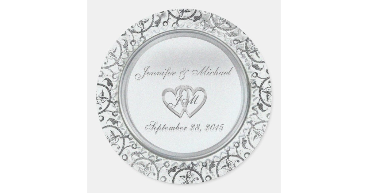 Customizable Silver Foil Sticker | Zazzle