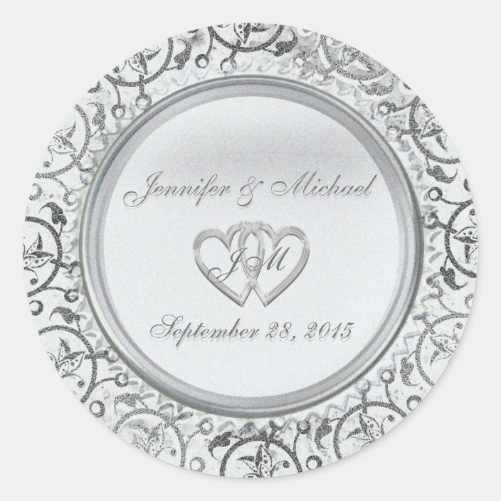 Customizable Silver Foil Sticker | Zazzle.com