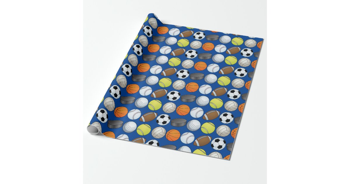 Customizable Sports Wrapping Paper | Zazzle