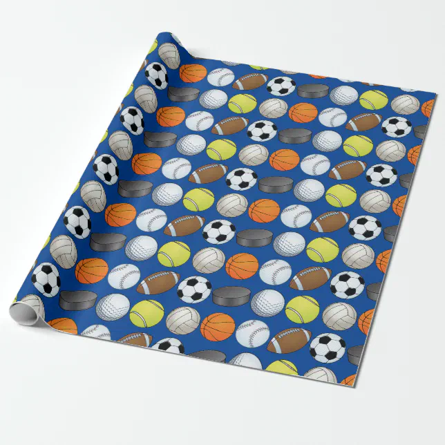 Customizable Sports Wrapping Paper | Zazzle