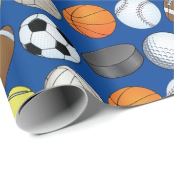 Customizable Sports Wrapping Paper | Zazzle