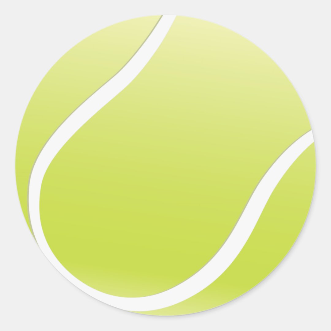 Customizable Tennis Ball Stickers | Zazzle