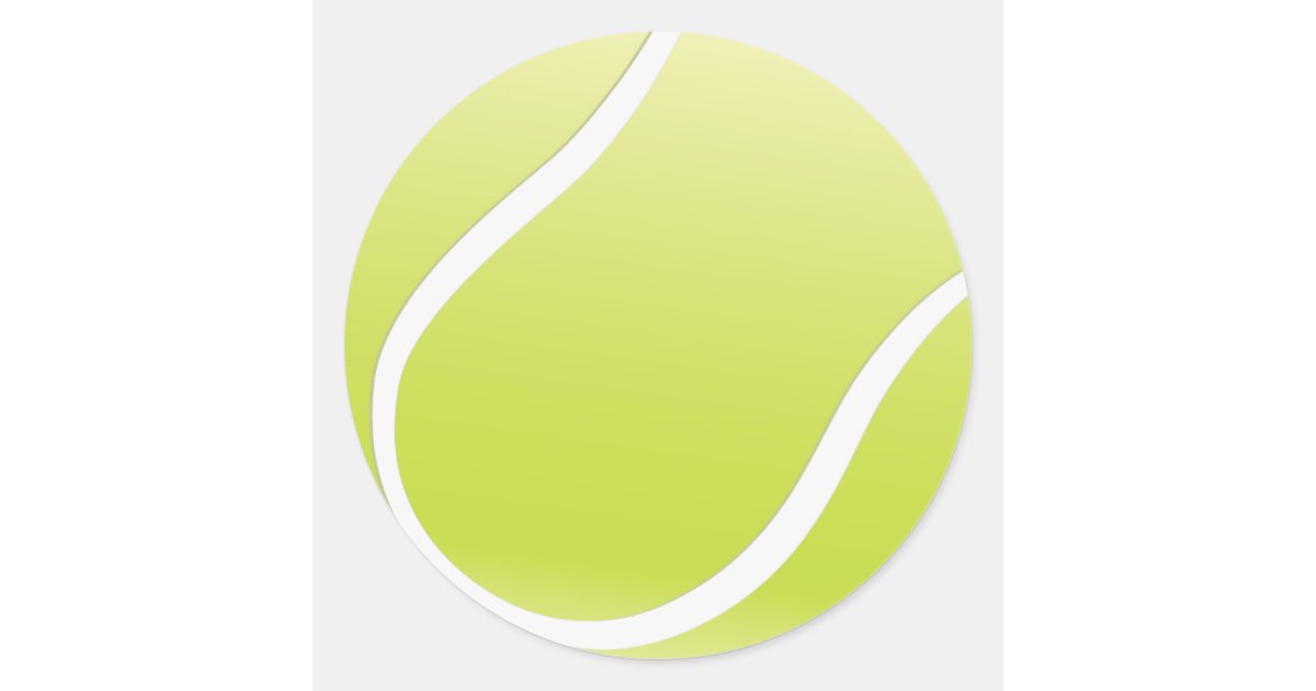 Customizable Tennis Ball Stickers | Zazzle