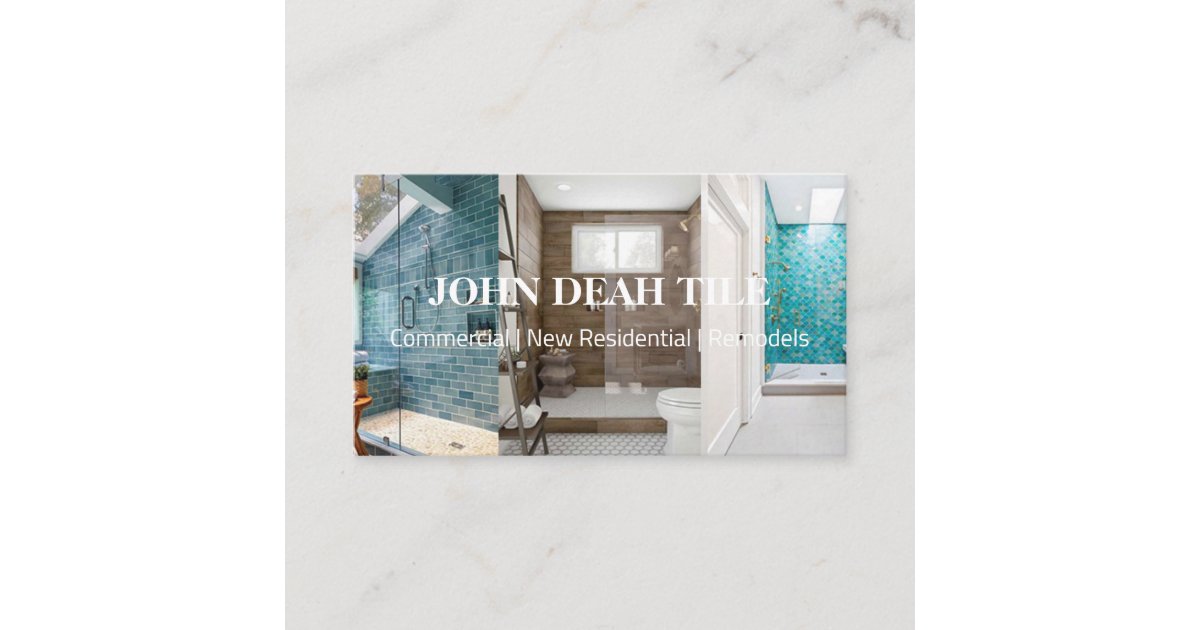 Customizable Tile Business Card | Zazzle