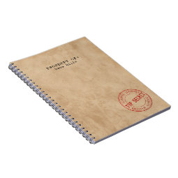 Customizable Top Secret Notebook - Add Your Name | Zazzle