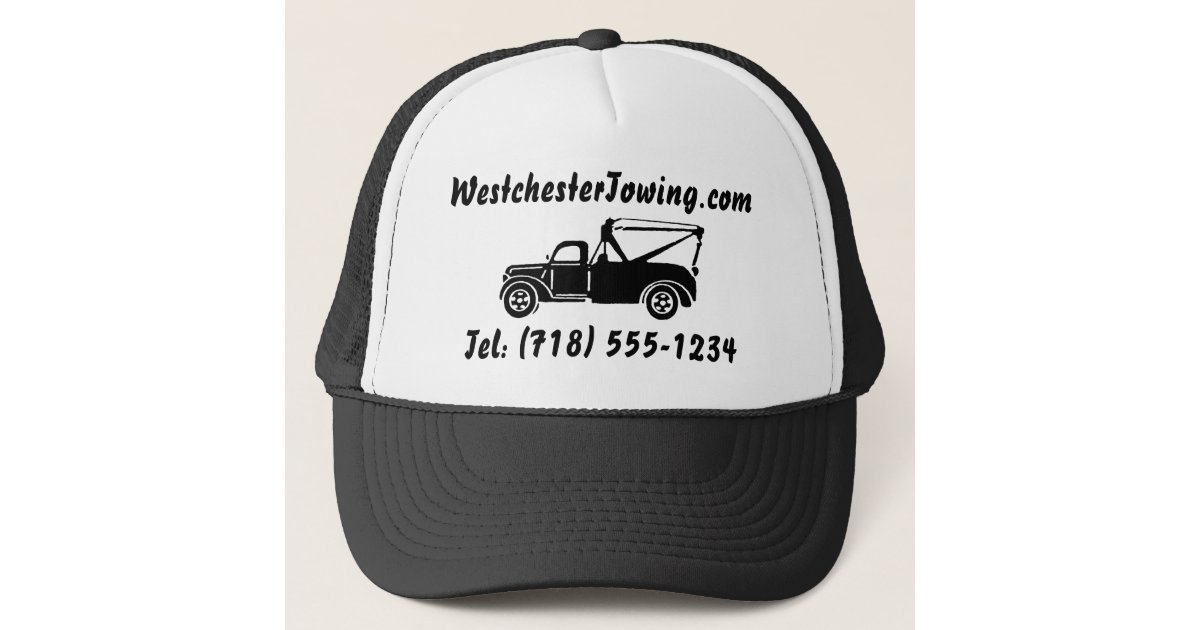 CUSTOMIZABLE Tow Truck Hat | Zazzle