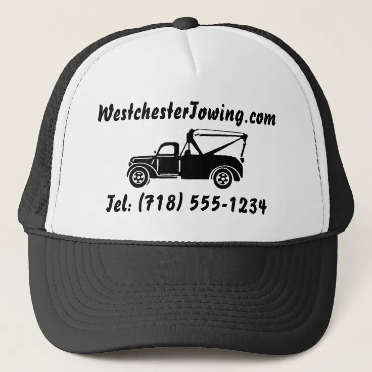 CUSTOMIZABLE Tow Truck Hat | Zazzle