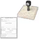 Customizable Transaction Record Template Rubber Stamp | Zazzle
