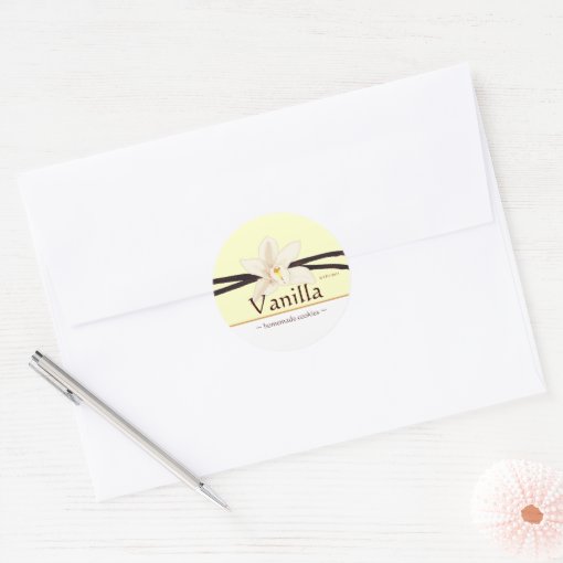 Customizable Vanilla Stickers | Zazzle