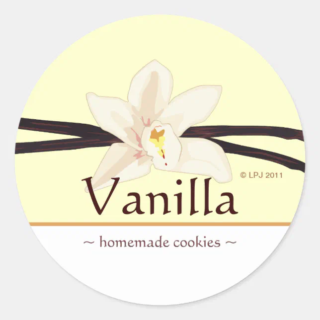 Customizable Vanilla Stickers | Zazzle
