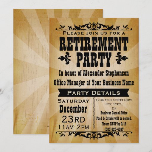 Customizable Vintage Country Party Invitations | Zazzle