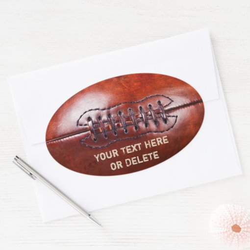 Customizable Vintage Football Stickers | Zazzle