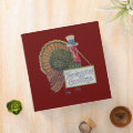 Customizable Vintage Thanksgiving Turkey Binder | Zazzle