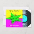 Customizable Vinyl Record Party Invitation | Zazzle