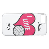 CUSTOMIZABLE Volleyball iPhone 7 CASE | Zazzle