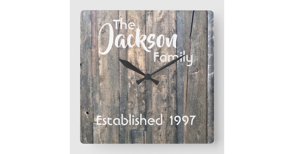 Customizable Wall Clock | Zazzle