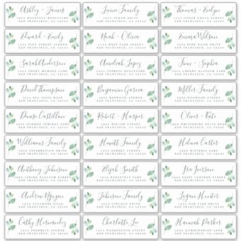 Customizable Wedding Guest Address Labels | Zazzle