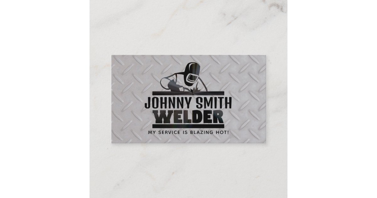 Customizable Welder Business Cards | Zazzle