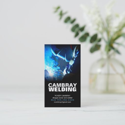 Customizable Welding Business Cards | Zazzle