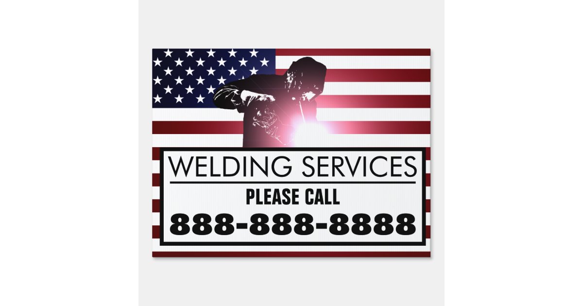 Customizable Welding Services Sign | Zazzle