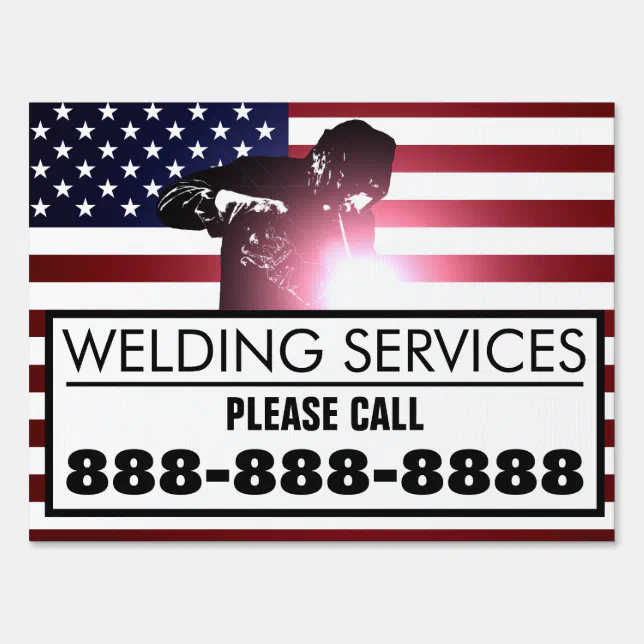 Customizable Welding Services Sign | Zazzle