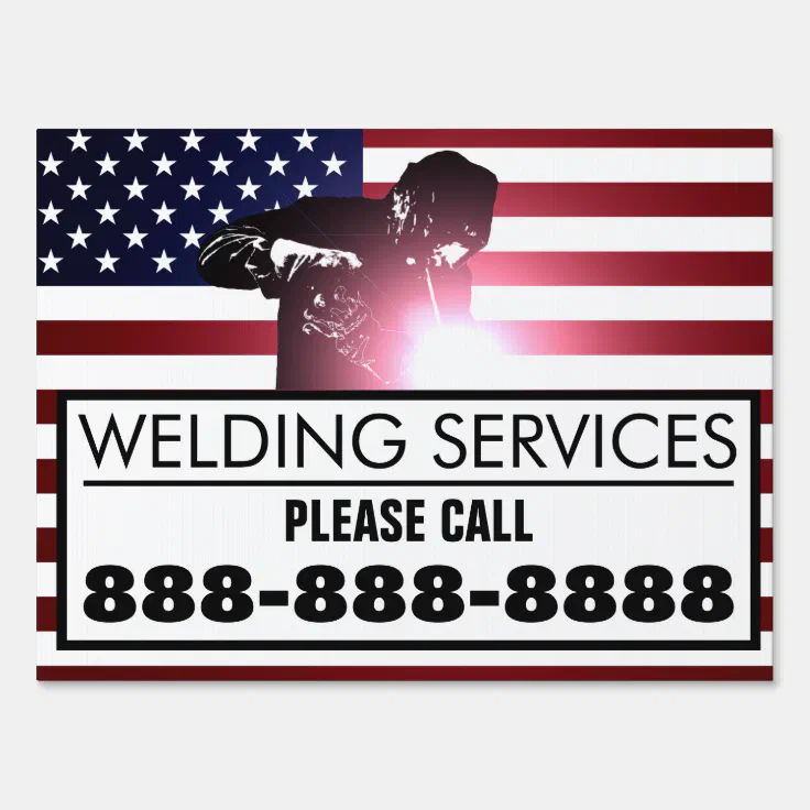 Customizable Welding Services Sign | Zazzle