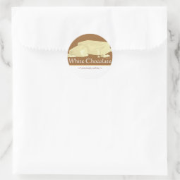 Customizable White Chocolate Stickers | Zazzle