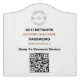Customizable Wifi Details QR Code Door Sign | Zazzle