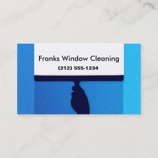 CUSTOMIZABLE Window Cleaning BC Business Card | Zazzle