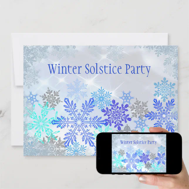 Customizable Winter Solstice Party Invitation | Zazzle