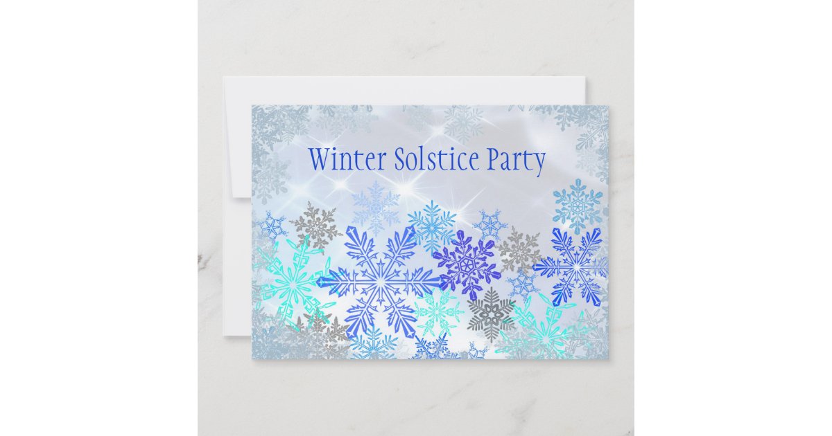 Customizable Winter Solstice Party Invitation | Zazzle