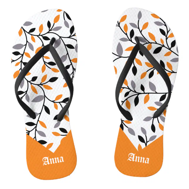 Customizable Womens 4 - Mens 3 Flip Flops | Zazzle