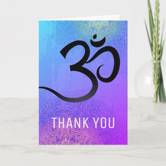 Customizable Yoga Thank You Card | Zazzle.com