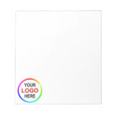 Customizable "your logo here" notepad | Zazzle