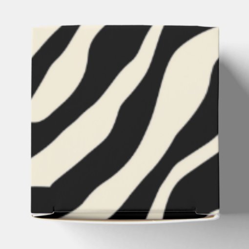 Customizable Zebra Print Favor Box | Zazzle
